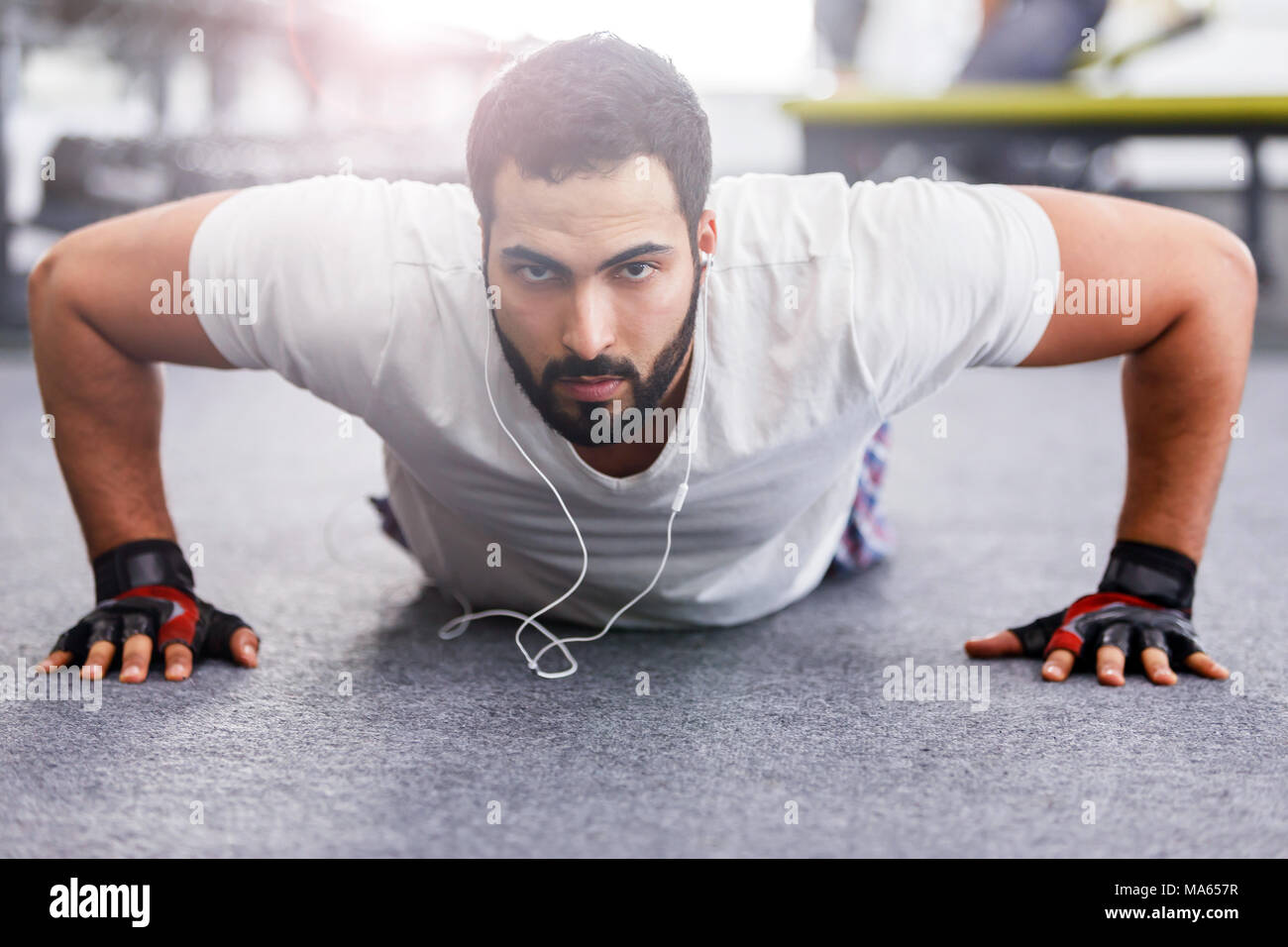 Pushup Man Stock Photos & Pushup Man Stock Images - Alamy