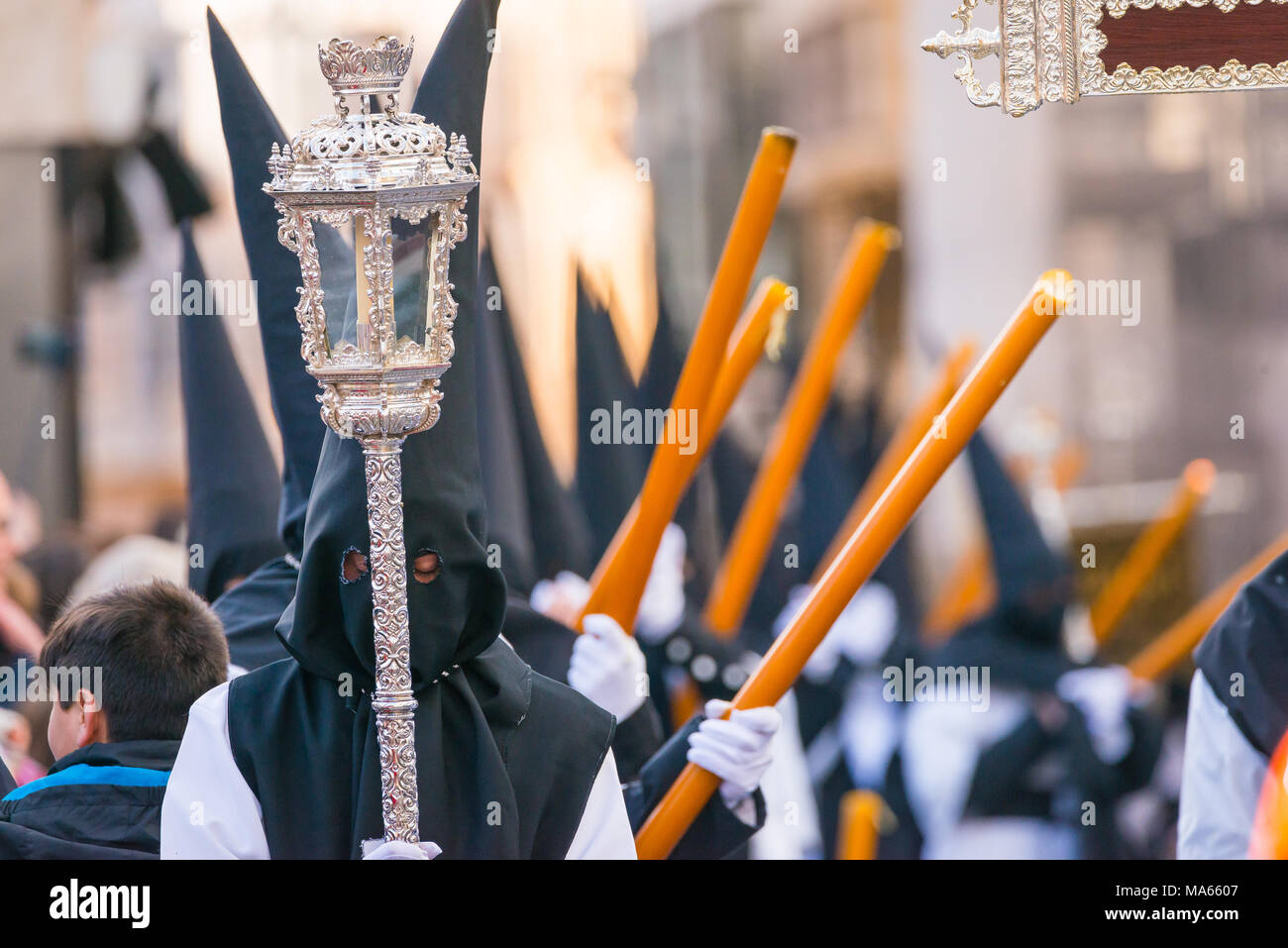 Nazarenes of our father Jesus of humility and patience Stock Photo - Alamy