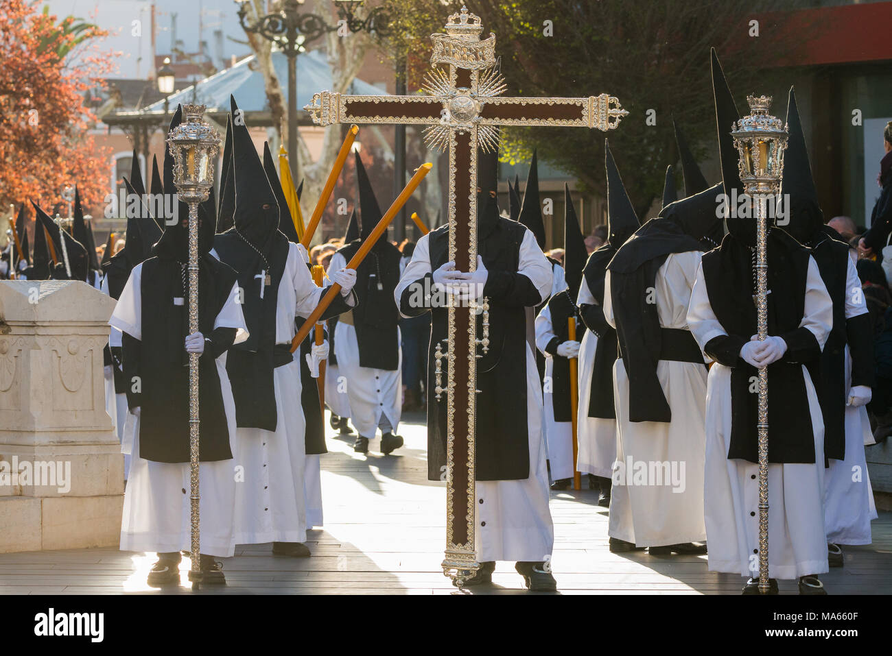 Nazarenes of our father Jesus of humility and patience Stock Photo - Alamy