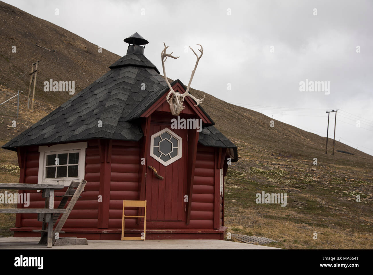 Recreation centre in Longyearbyen which is the largest settlement and ...