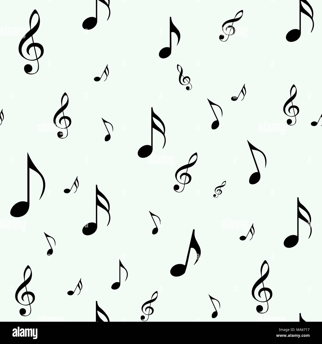 Abstract music seamless pattern background vector illustration for your ...