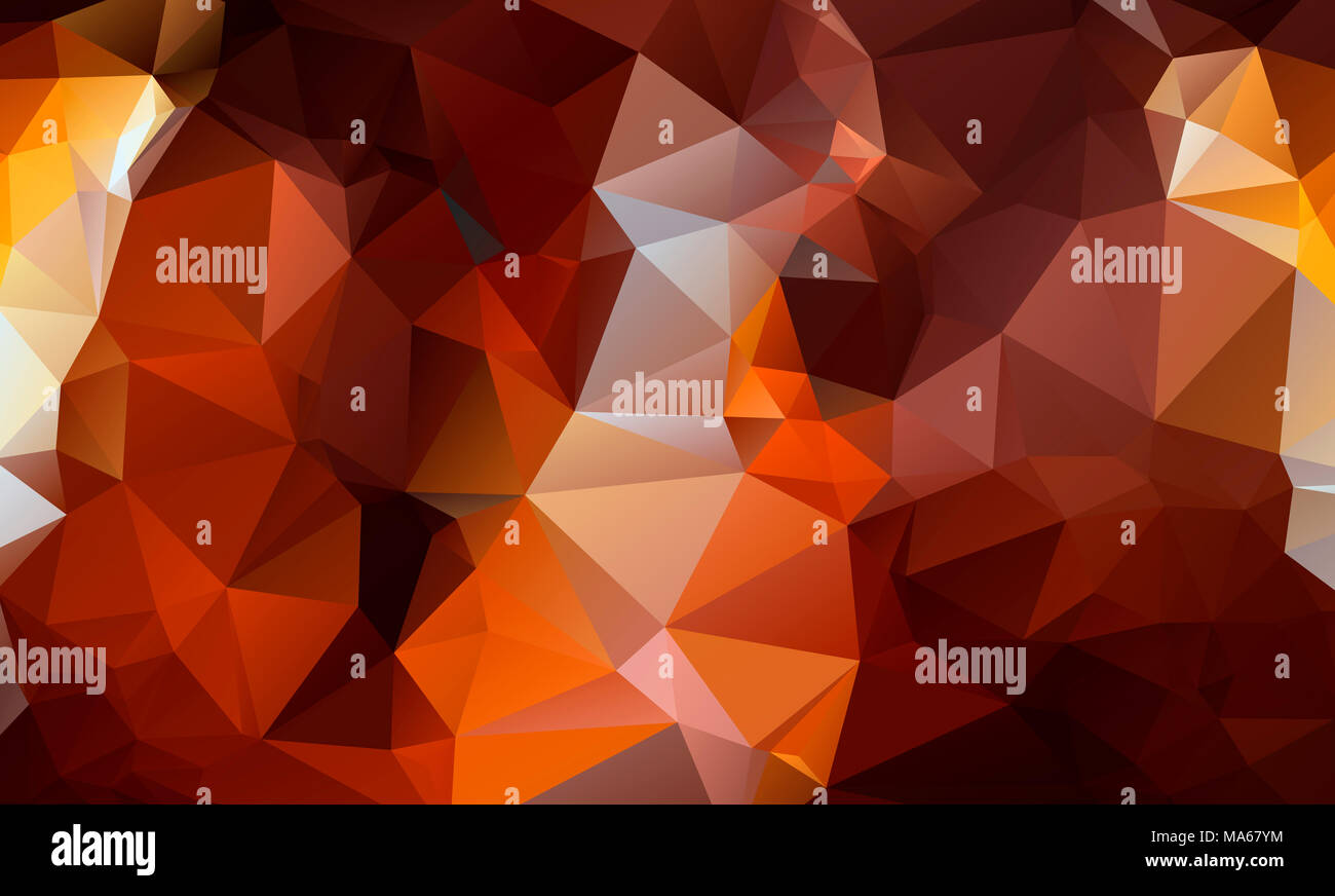 abstract irregular polygon background with a triangle pattern in full multi color - low poly ...