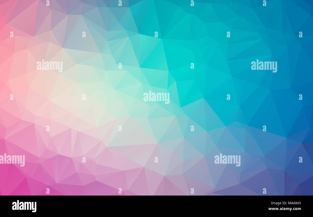 abstract irregular polygon background with a triangle pattern in full multi color - low poly ...
