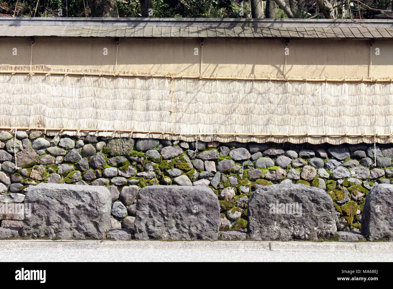 The Nagamachi area, known as samurai district of Kanazawa, Japan (taken ...