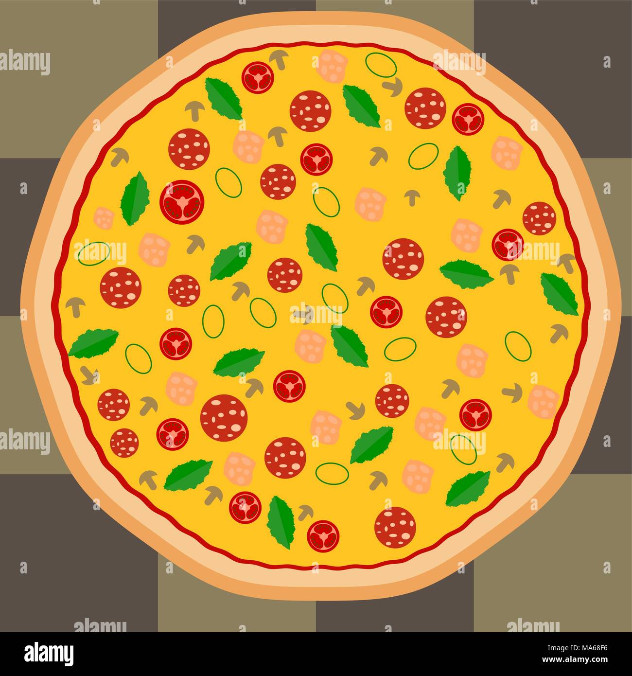 Pizza generated texture background Stock Vector Image & Art - Alamy