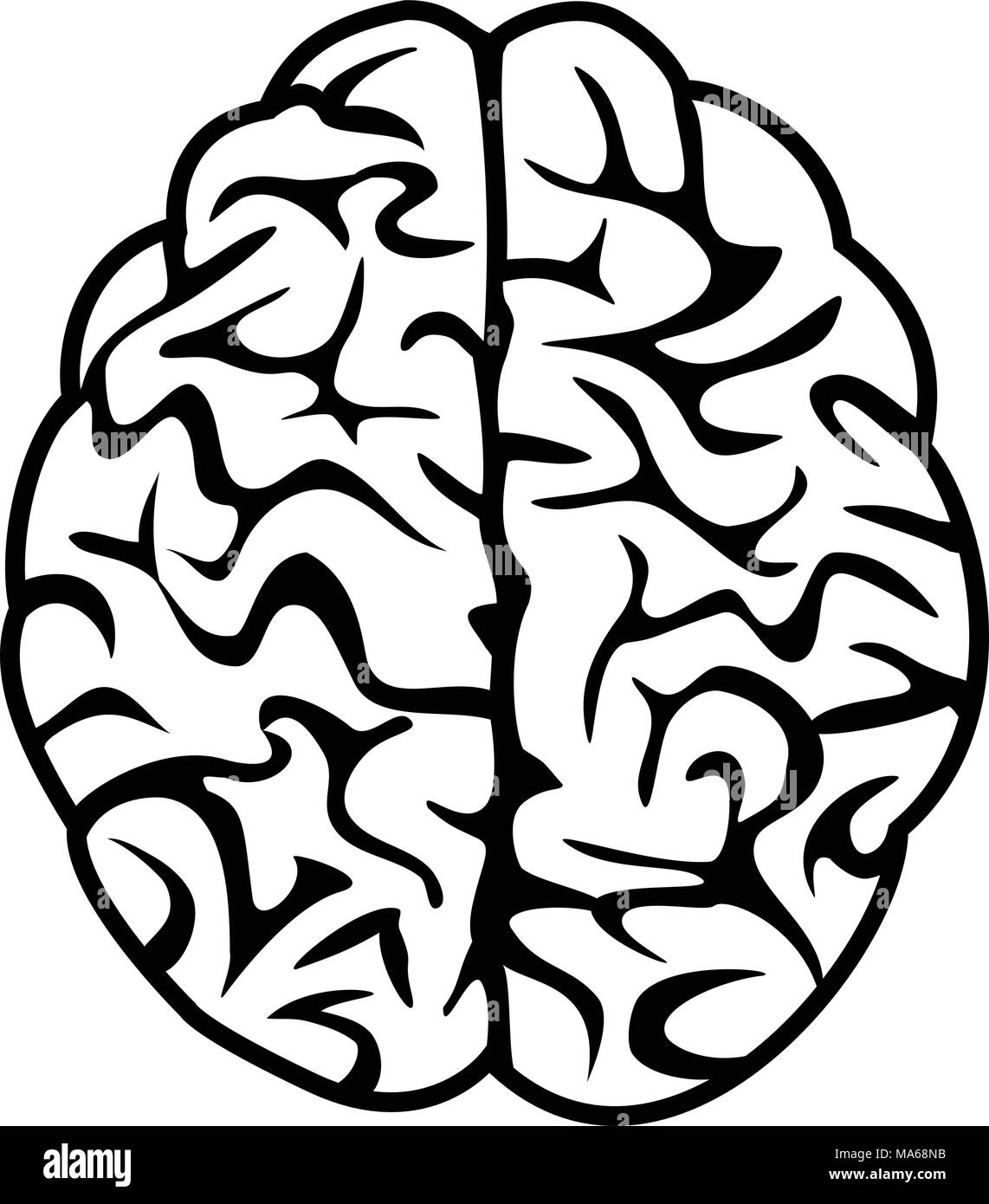 brain icon, symbol, illustration, vector Stock Vector Image & Art - Alamy