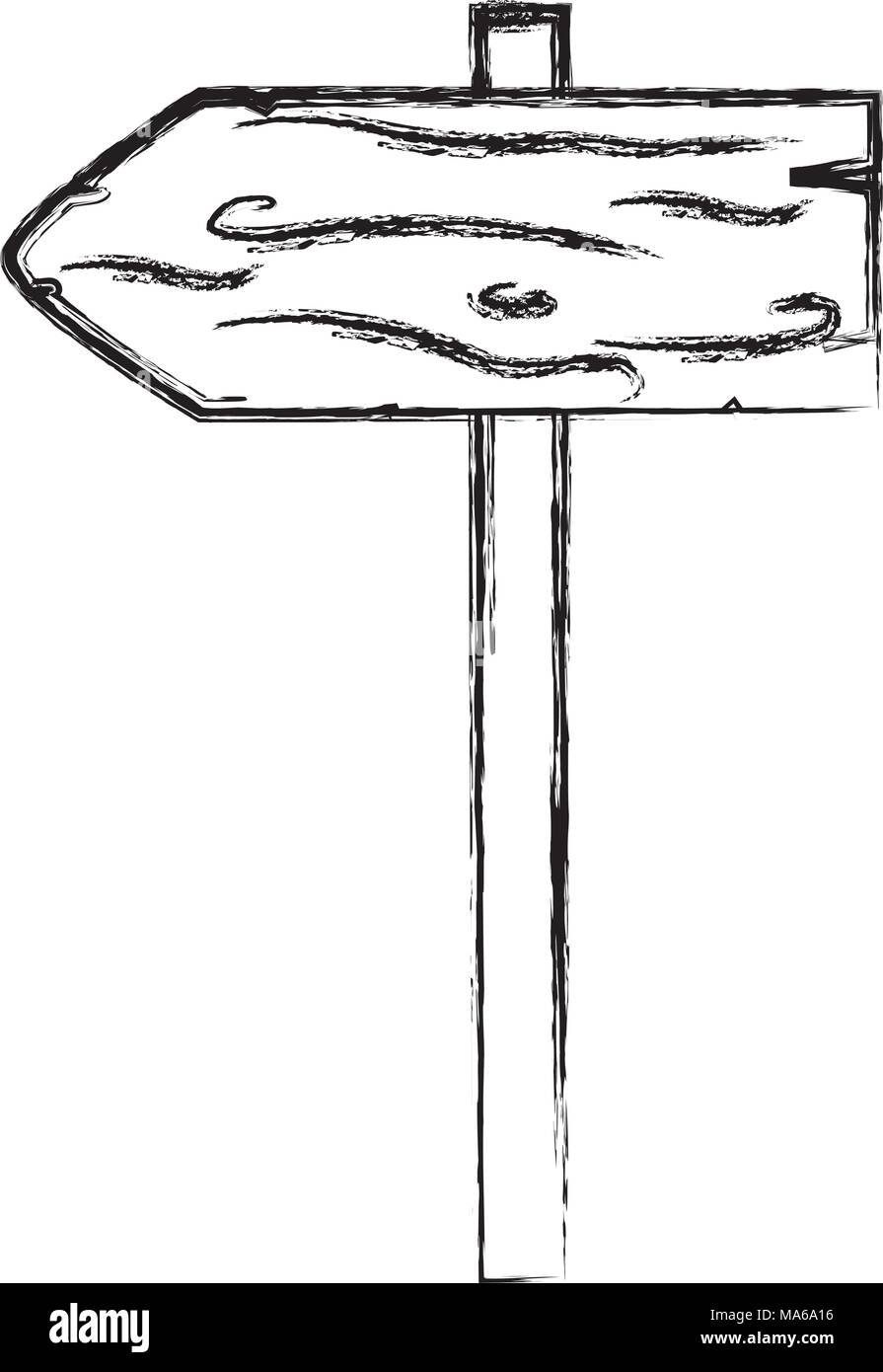 grunge wood notices warning frame sign Stock Vector Image & Art - Alamy