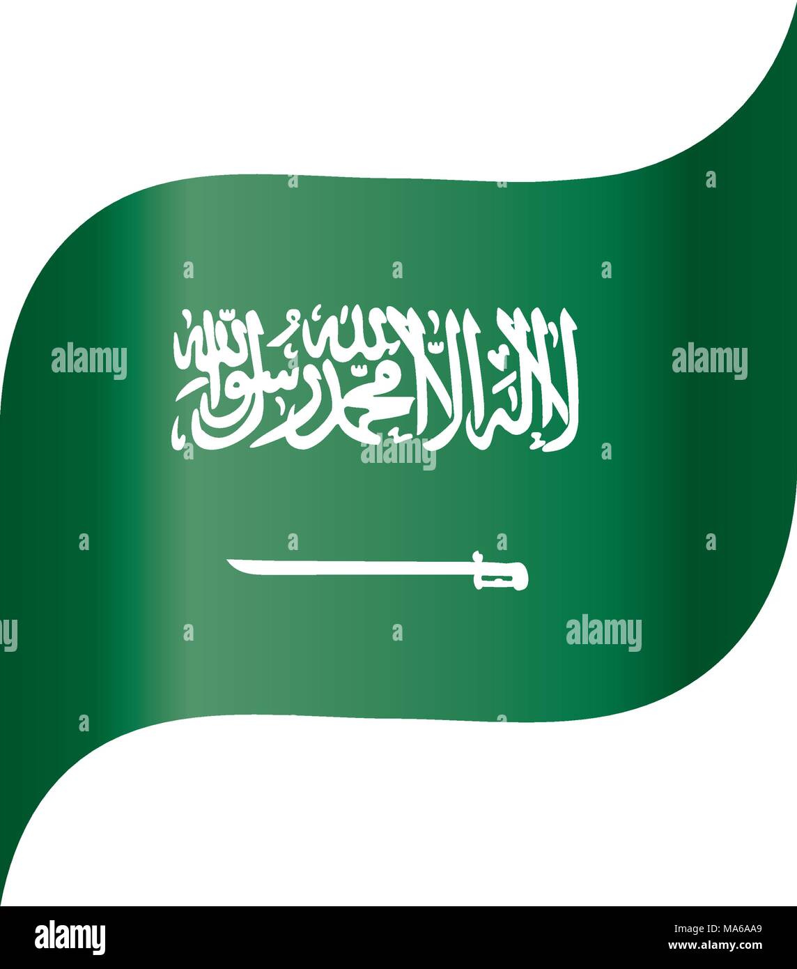 Saudi Arabia flag, vector illustration Stock Vector Image & Art - Alamy