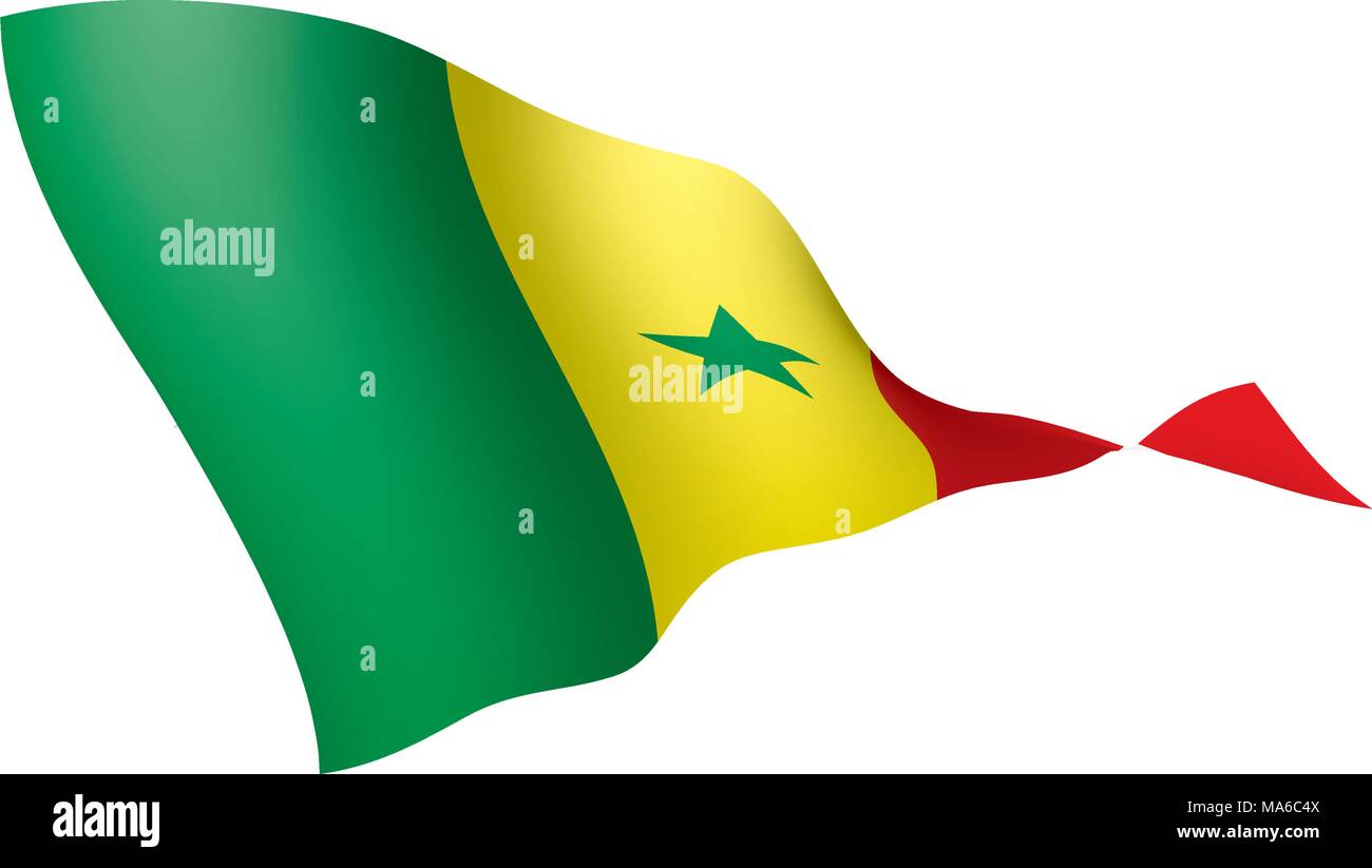 Senegal flag, vector illustration Stock Vector Image & Art - Alamy