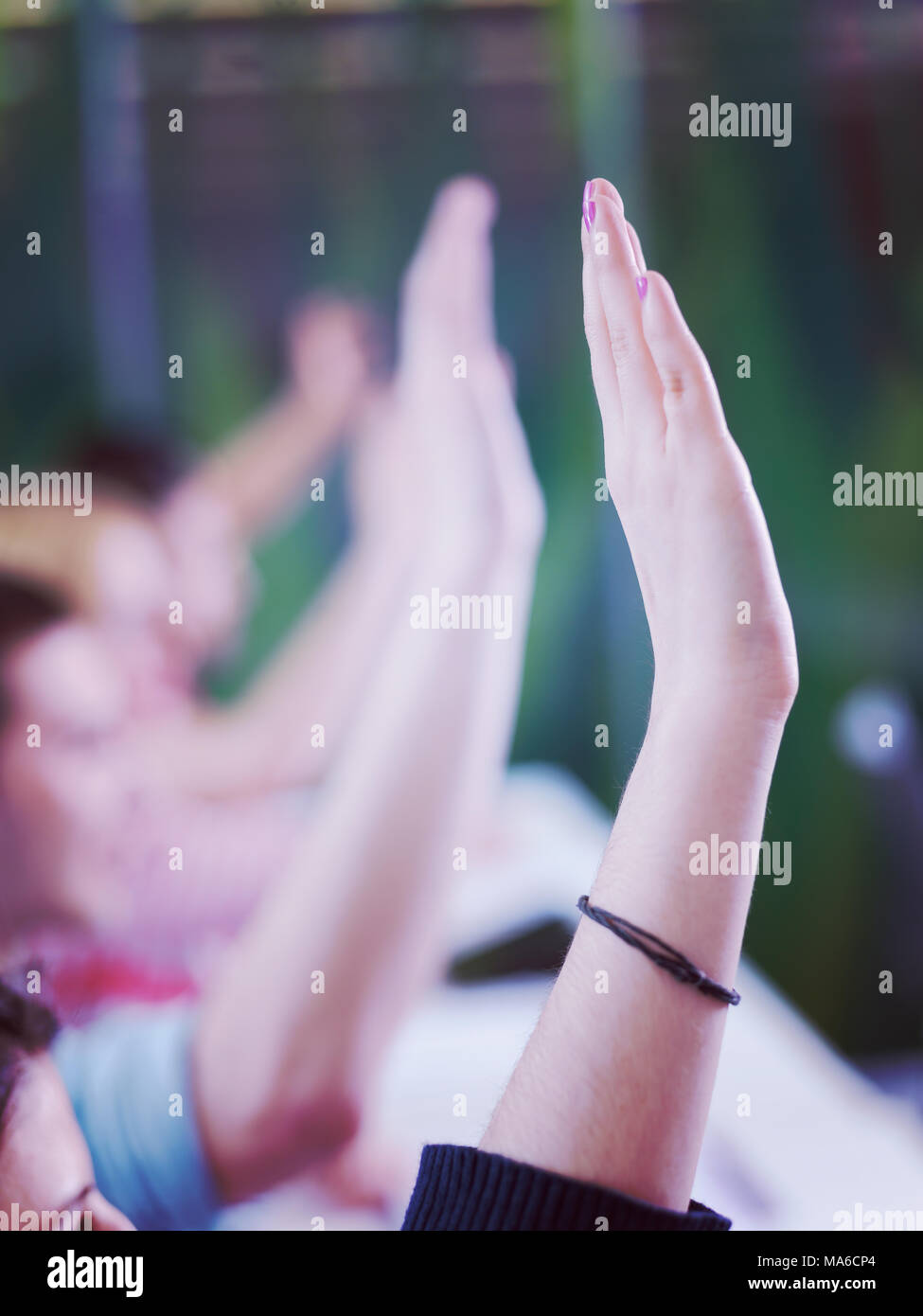 Senior teaching child classroom hi-res stock photography and images - Alamy