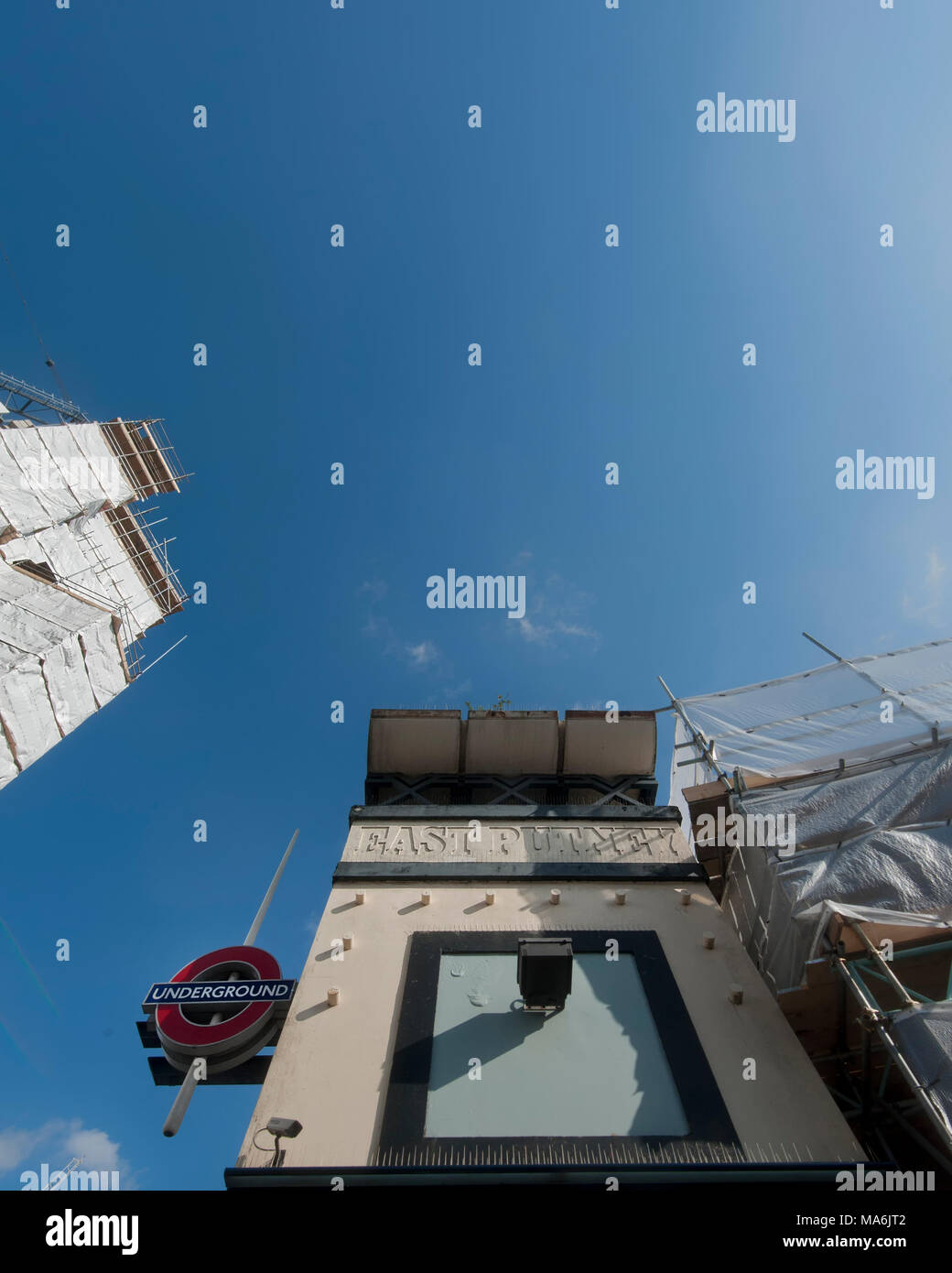 London Underground Tube Station: East Putney Stock Photo - Alamy