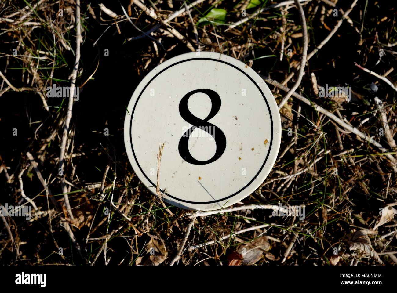 Number Eight sign Stock Photo - Alamy