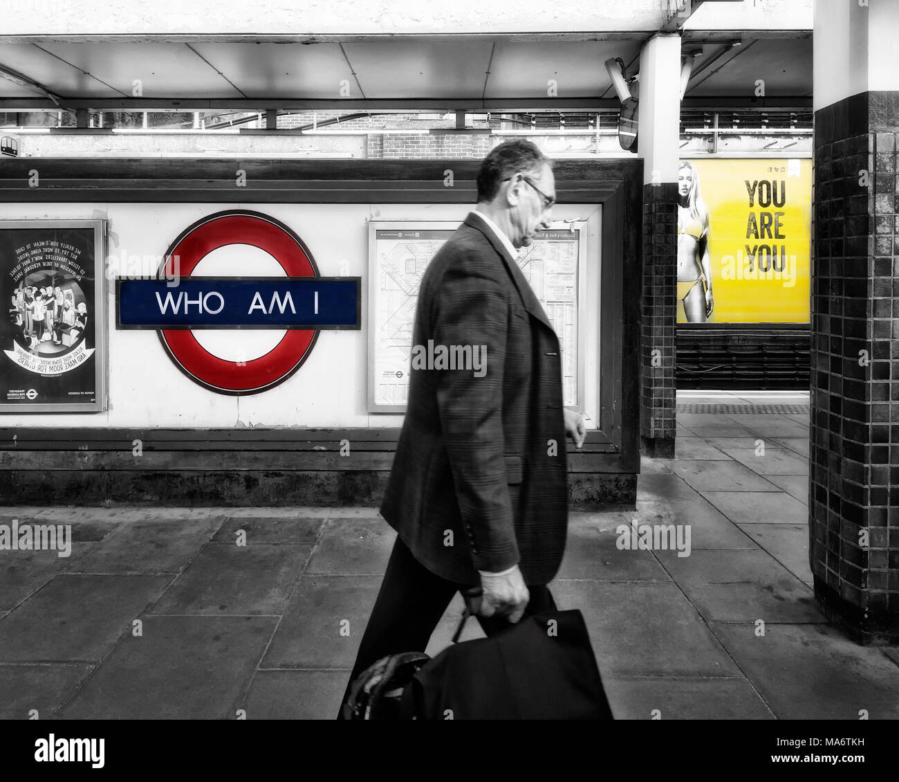 London Underground Tube Station: Harrow-on-the-Hill Stock Photo - Alamy