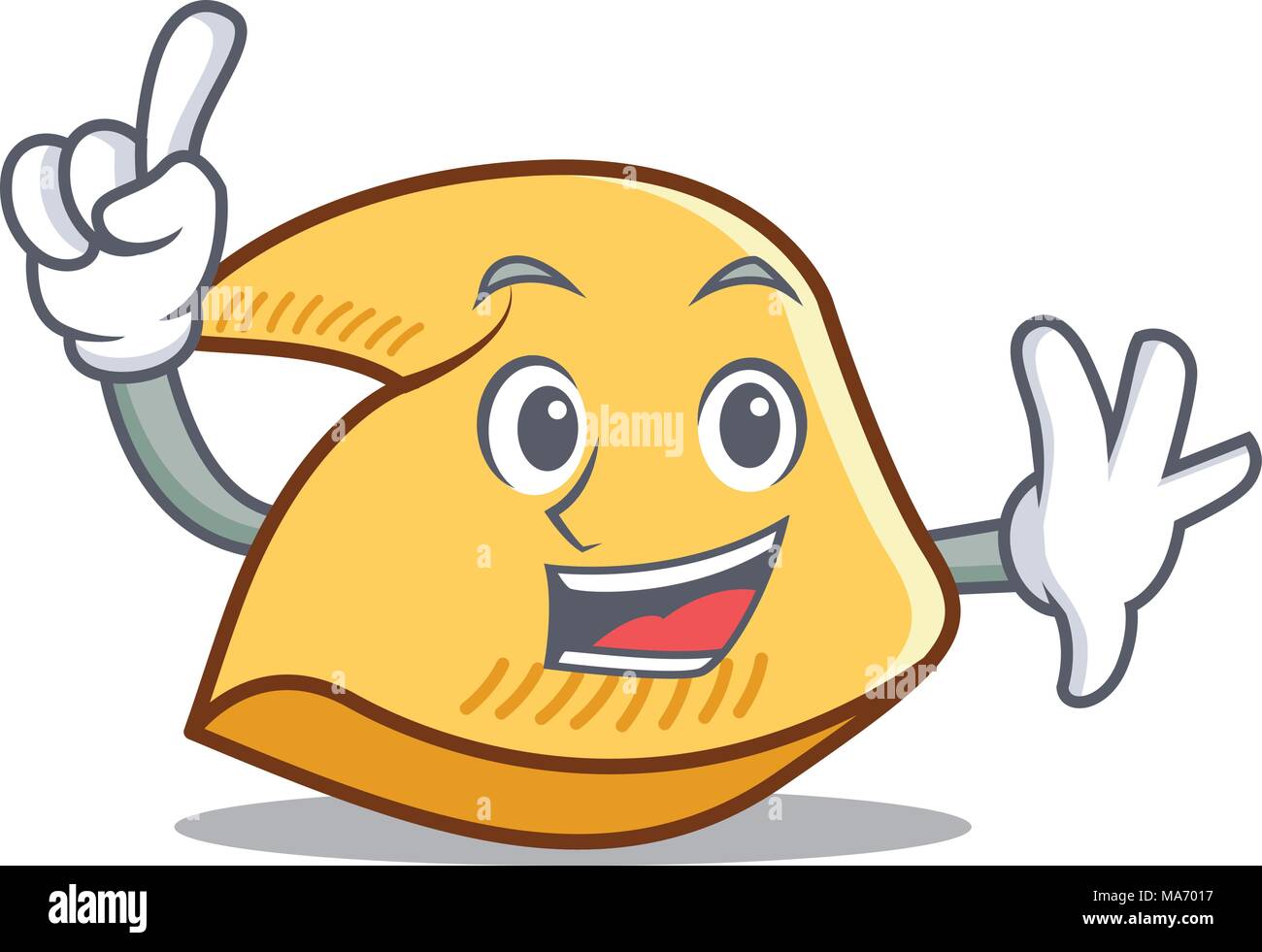 Broken fortune cookie Stock Vector Images - Alamy