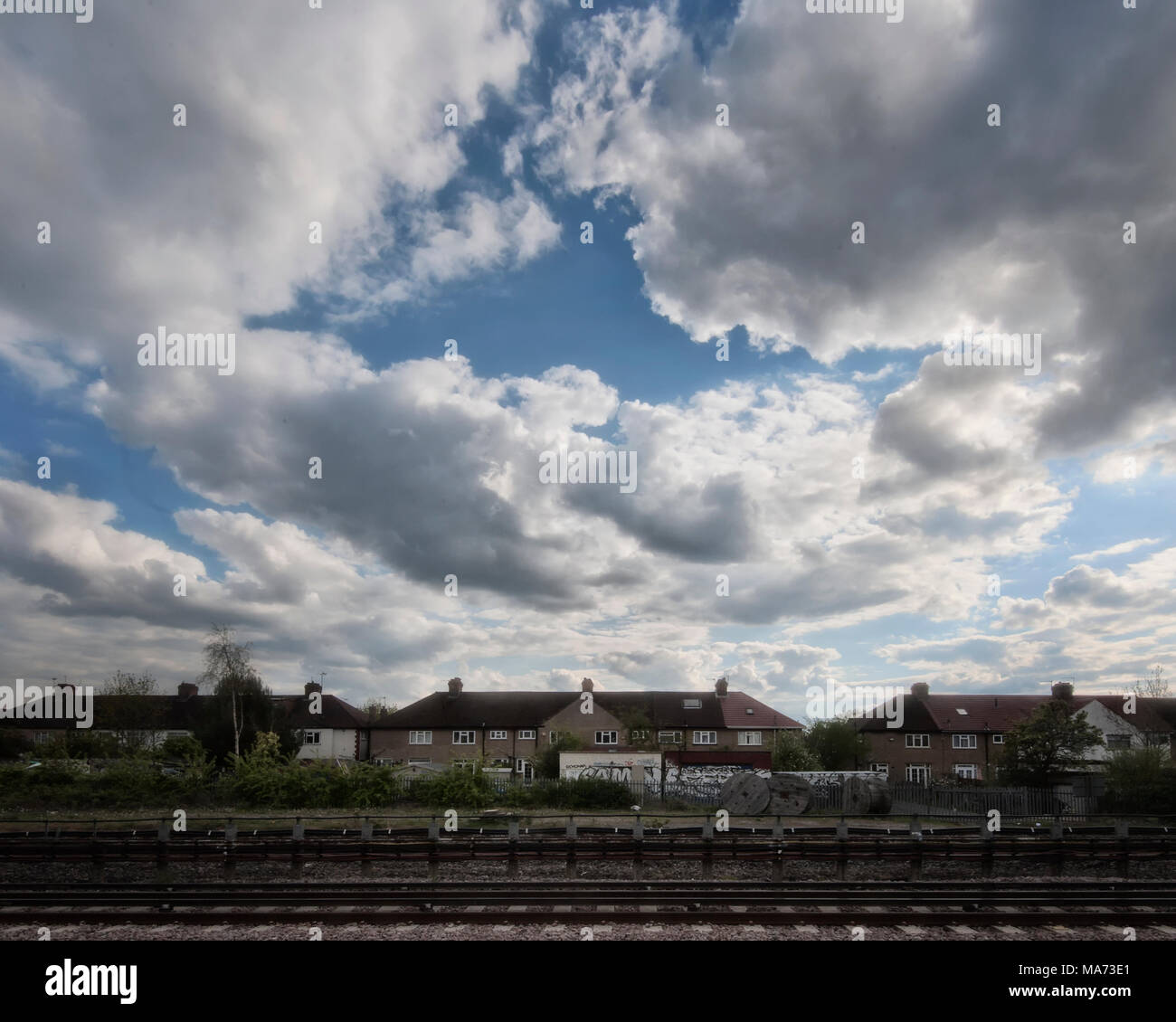 London Underground Tube Station: Preston Road Stock Photo - Alamy