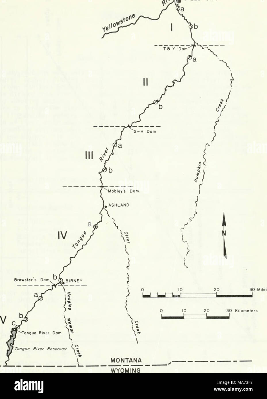 Tongue river montana hi-res stock photography and images - Alamy