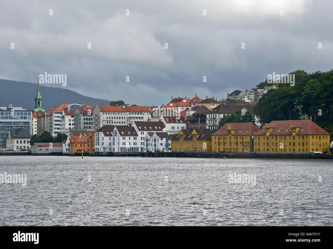 Bergen harbor, Norway Stock Photo - Alamy