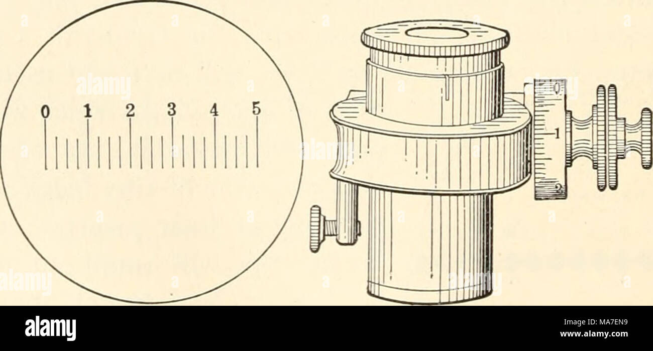 . Elementary chemical microscopy . Fig. 120. Spencer Lens Co. Filar ...