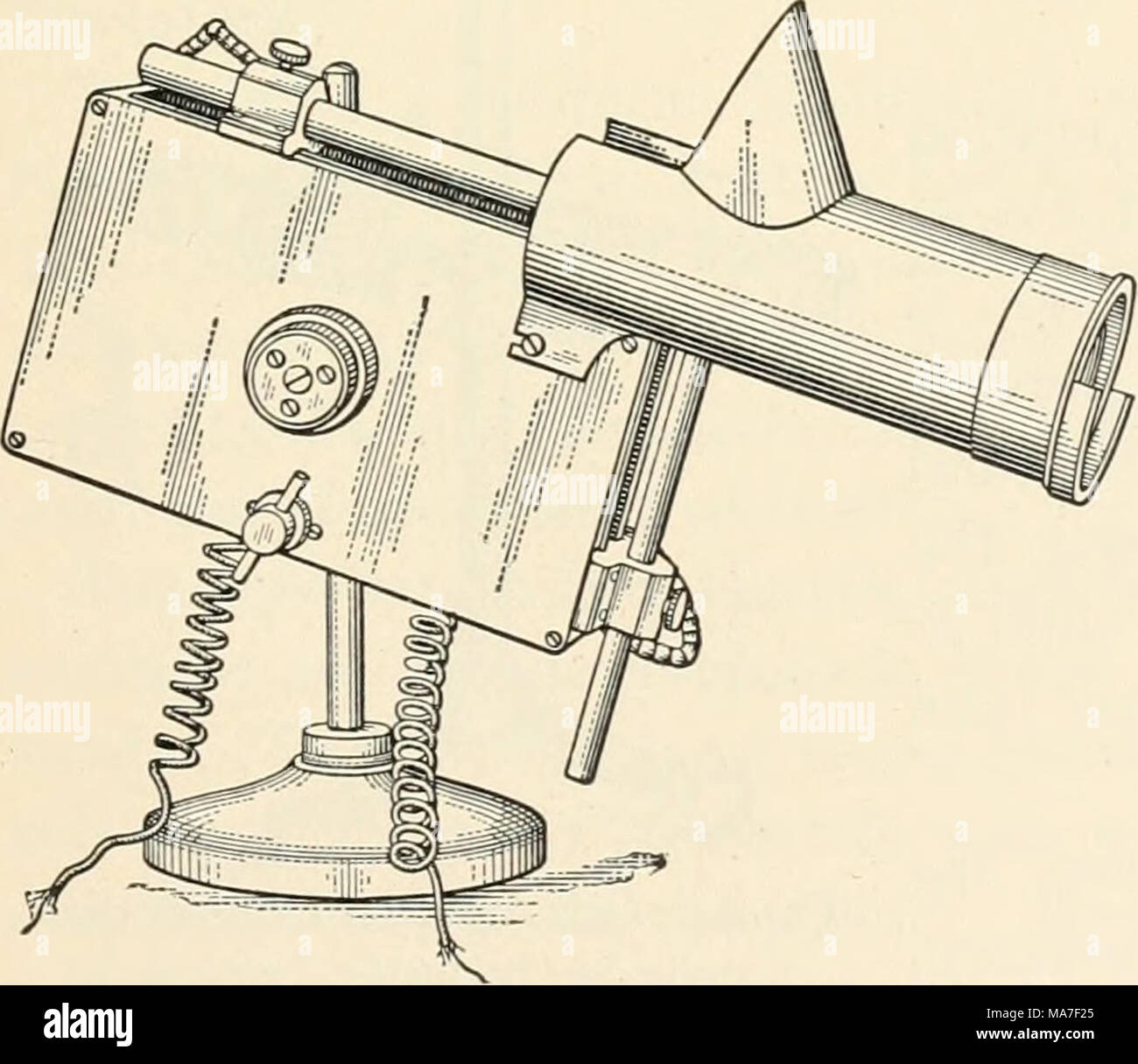. Elementary chemical microscopy . Fig. 92. Microscope Lamp; Spencer ...