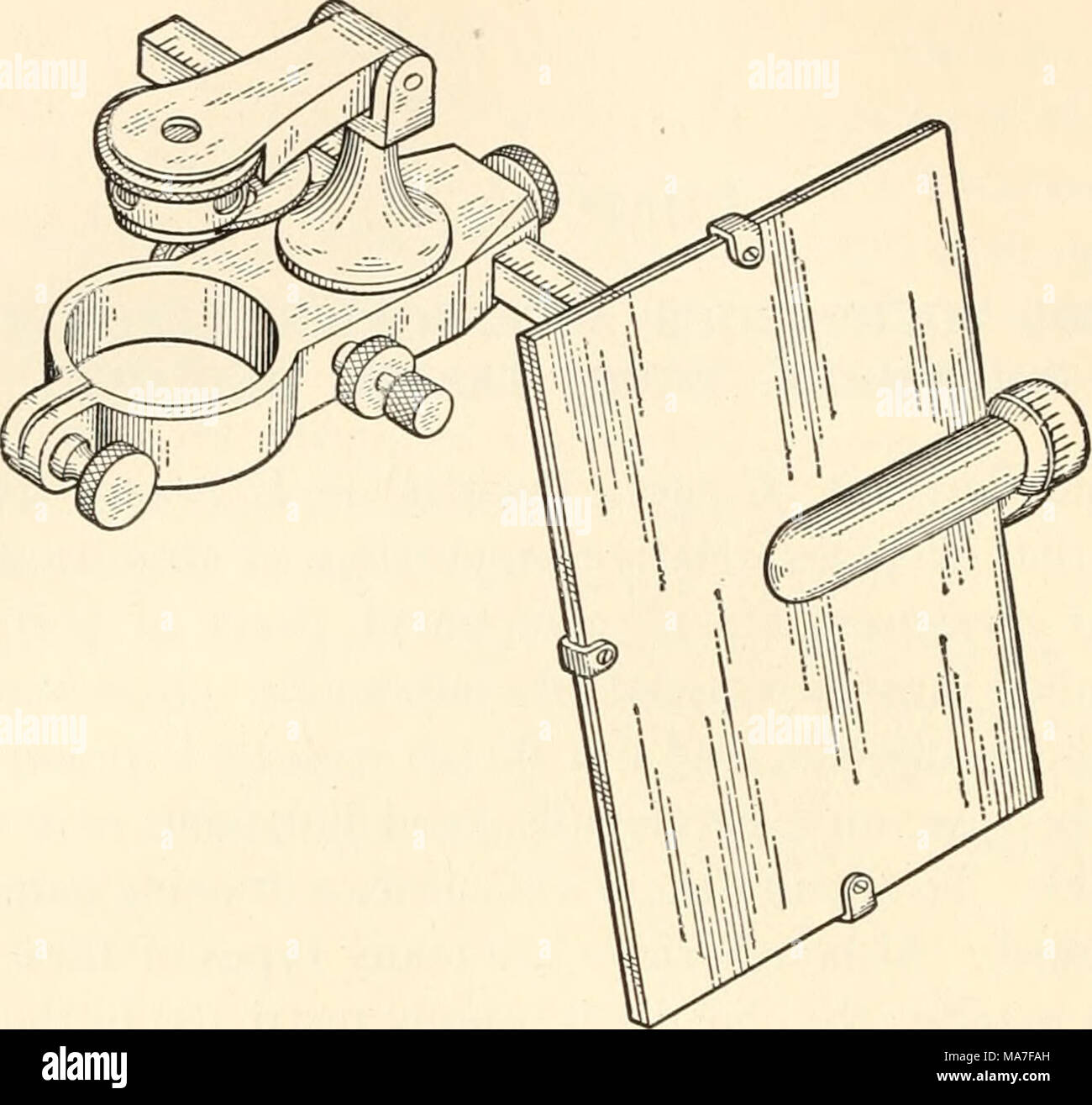 . Elementary chemical microscopy . Fig. 63. Large Abbe Drawing Camera ...