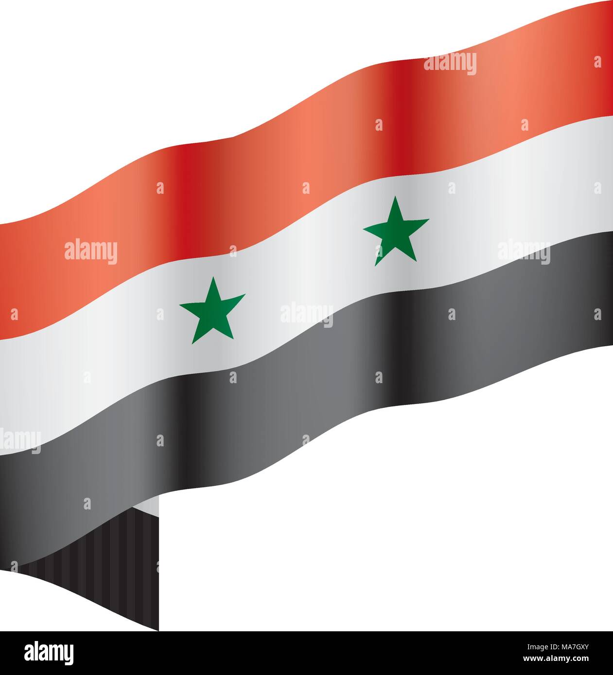 Syria flag, vector illustration Stock Vector Image & Art - Alamy