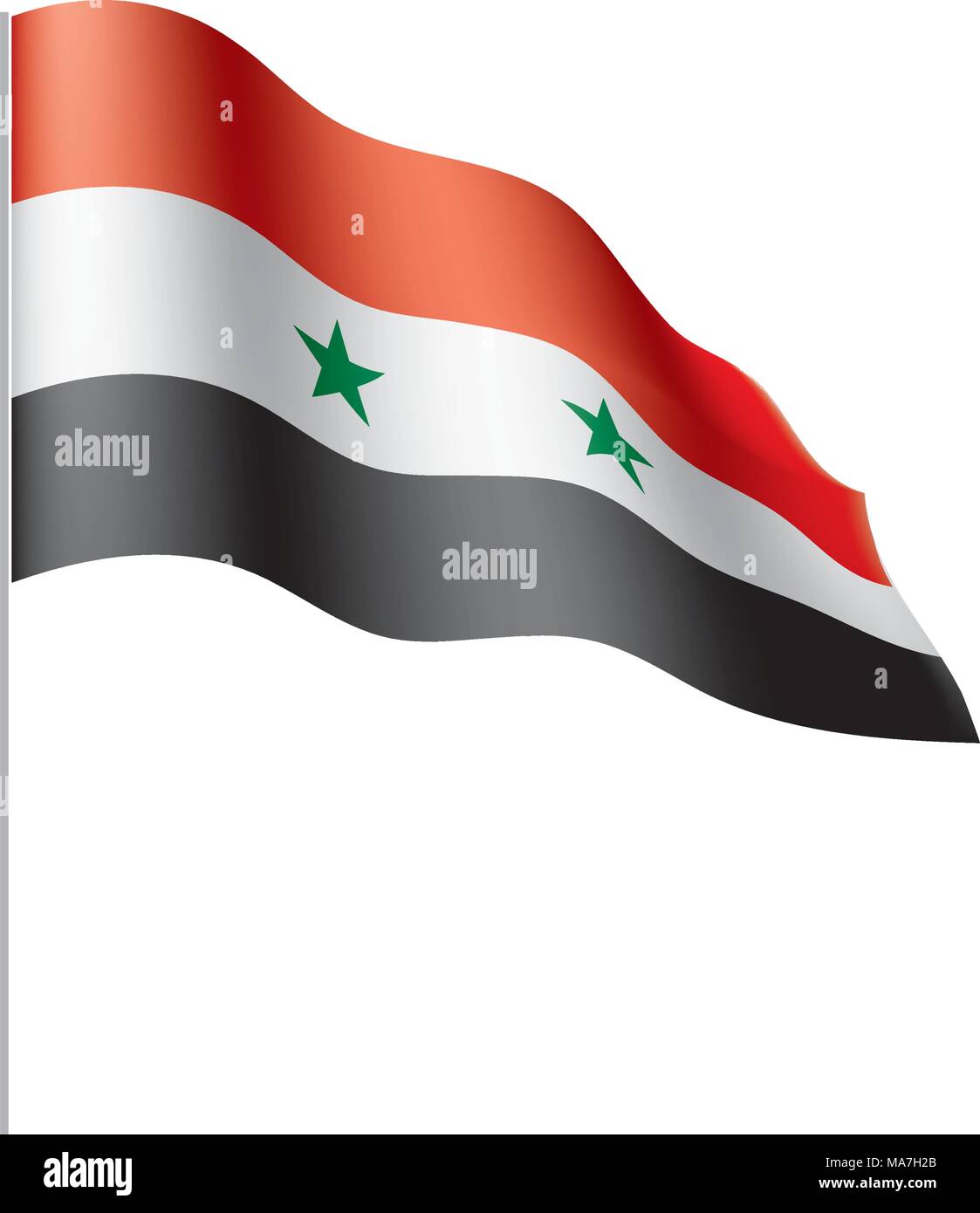 Syria Flag Vector Illustration Stock Vector Image And Art Alamy