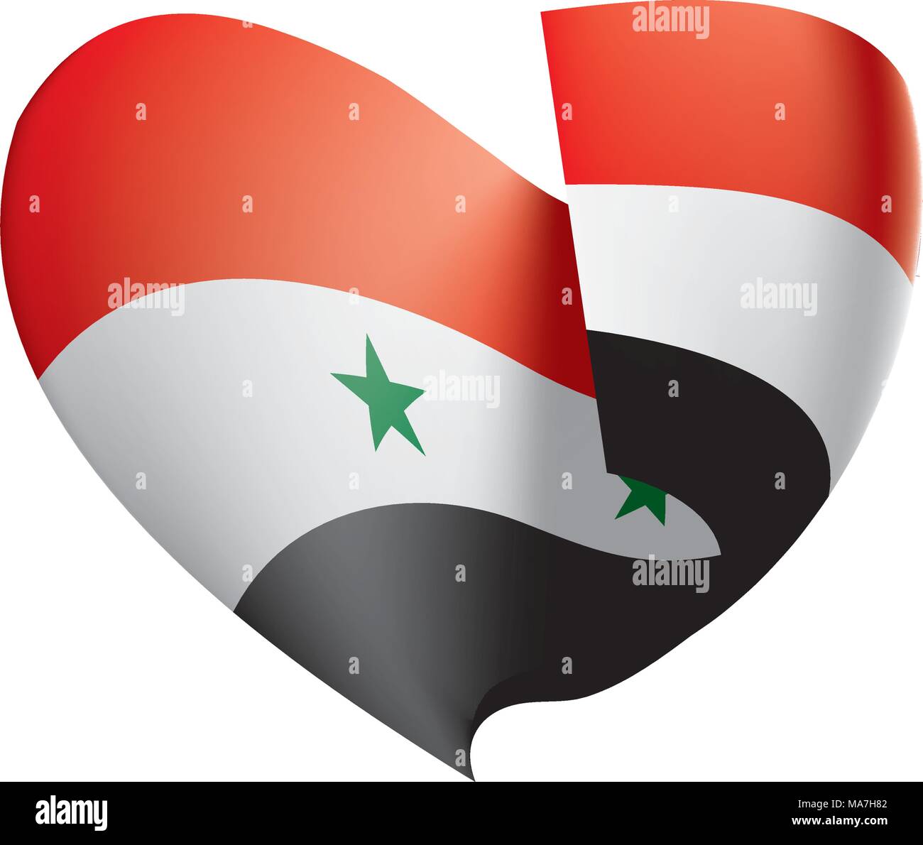 Syria flag, vector illustration Stock Vector Image & Art - Alamy