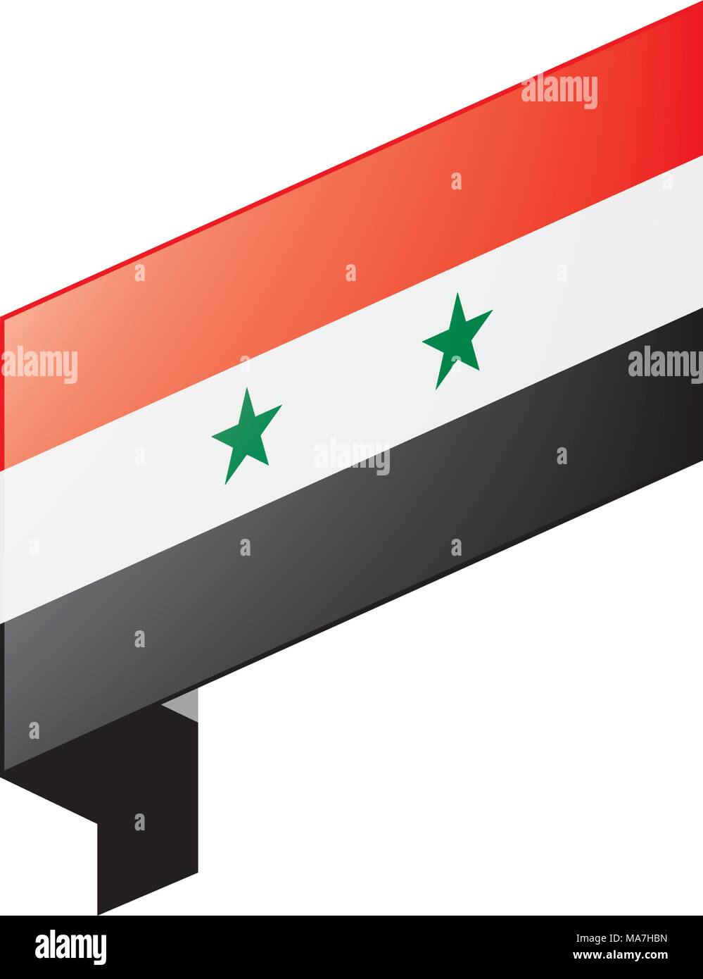 Syria flag, vector illustration Stock Vector Image & Art - Alamy