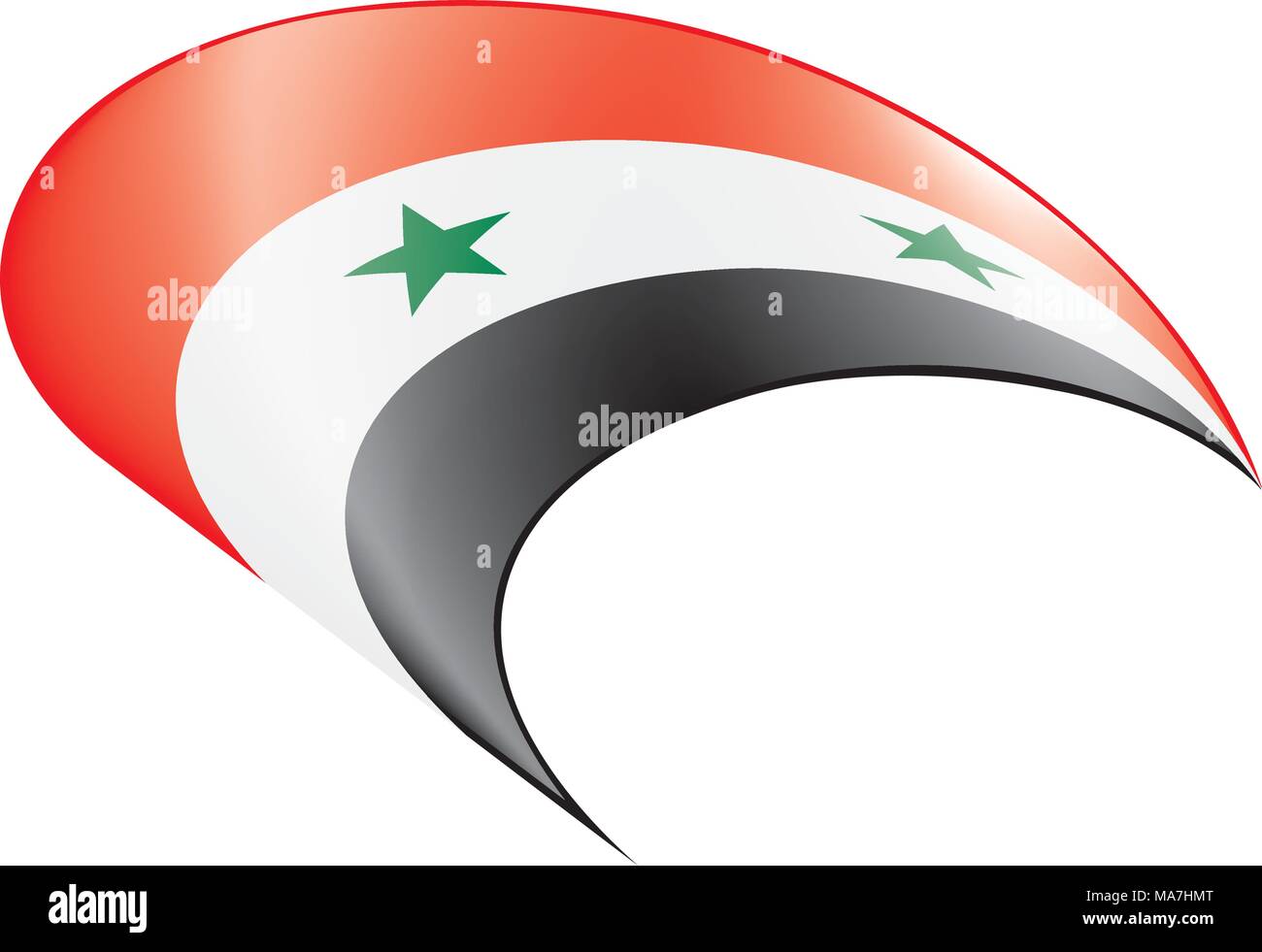 Syria flag, vector illustration Stock Vector Image & Art - Alamy