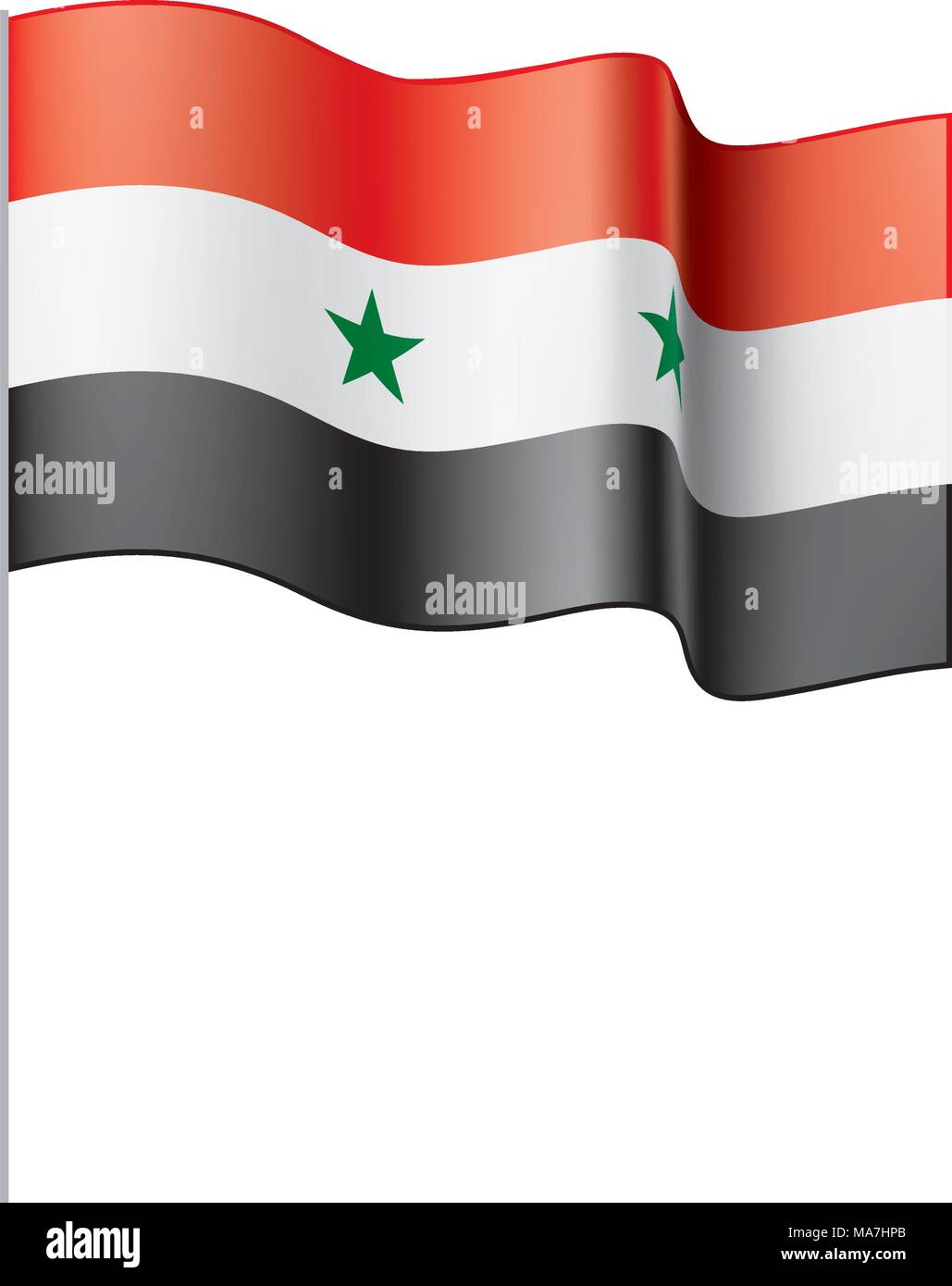Syria flag, vector illustration Stock Vector Image & Art - Alamy
