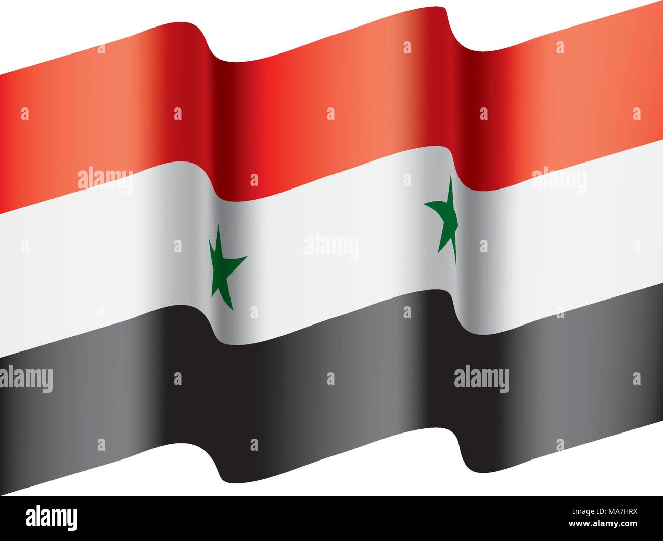 Syria flag, vector illustration Stock Vector Image & Art - Alamy