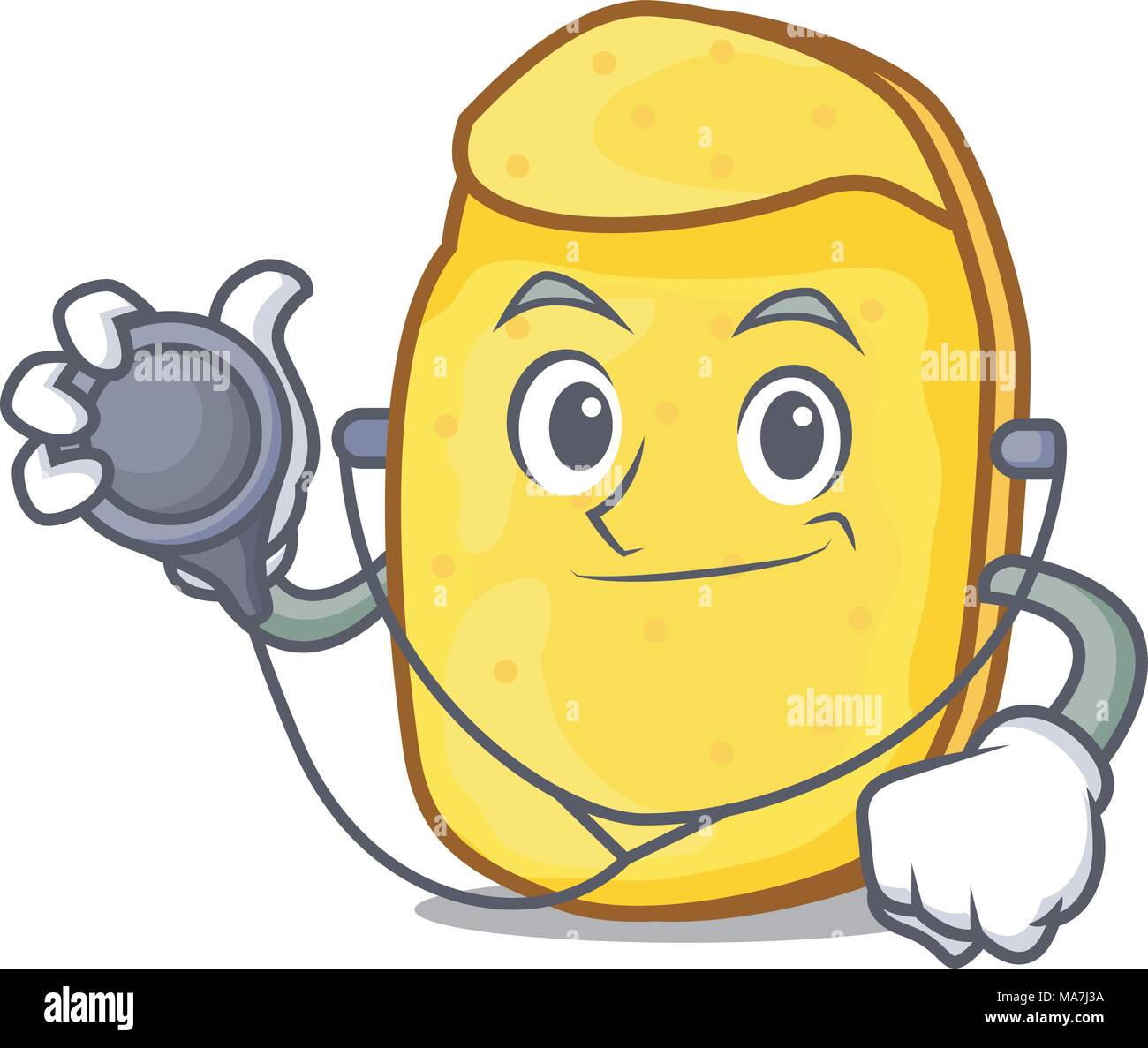 Doctor potato chips character cartoon Stock Vector Image & Art - Alamy