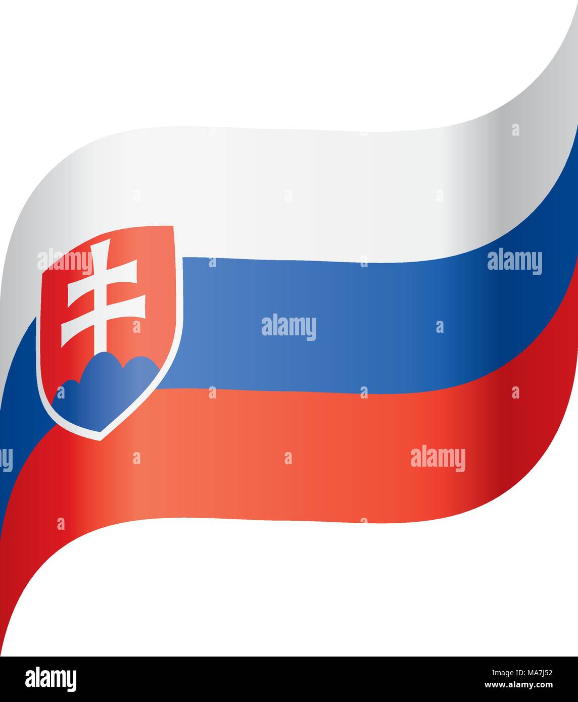 Slovakia flag, vector illustration Stock Vector Image & Art - Alamy