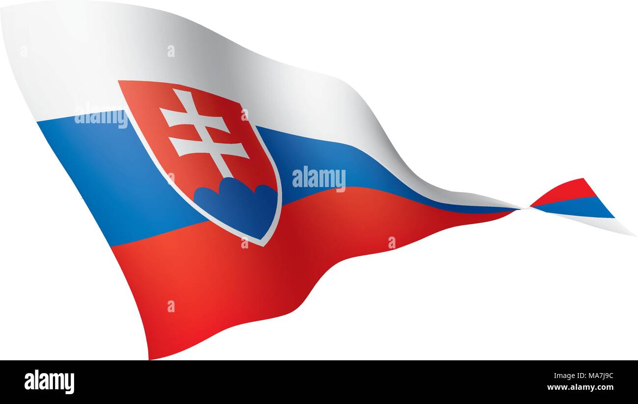 Slovakia flag, vector illustration Stock Vector Image & Art - Alamy