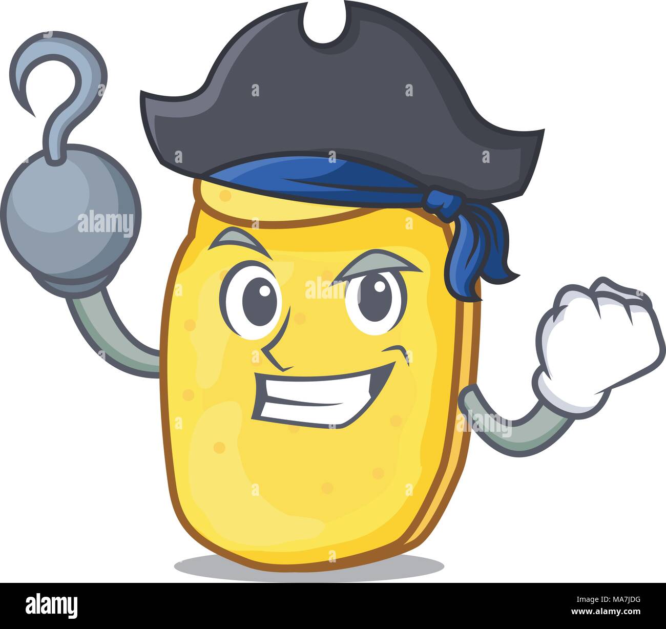Pirate potato chips character cartoon Stock Vector Image & Art - Alamy