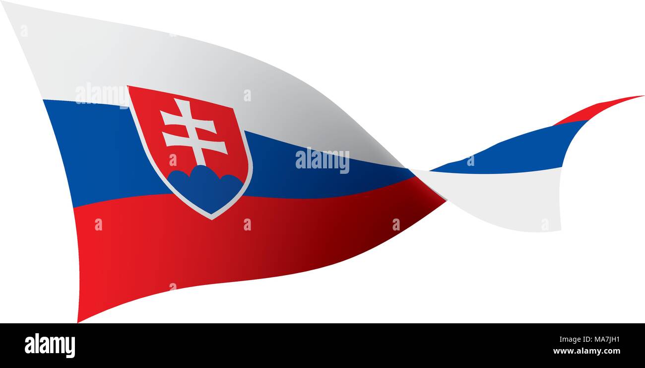 Slovakia flag, vector illustration Stock Vector Image & Art - Alamy