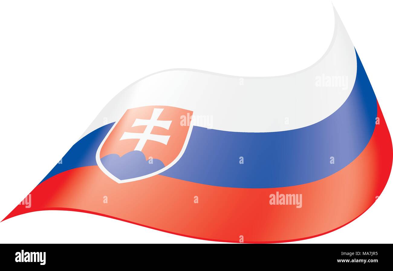 Slovakia flag, vector illustration Stock Vector Image & Art - Alamy