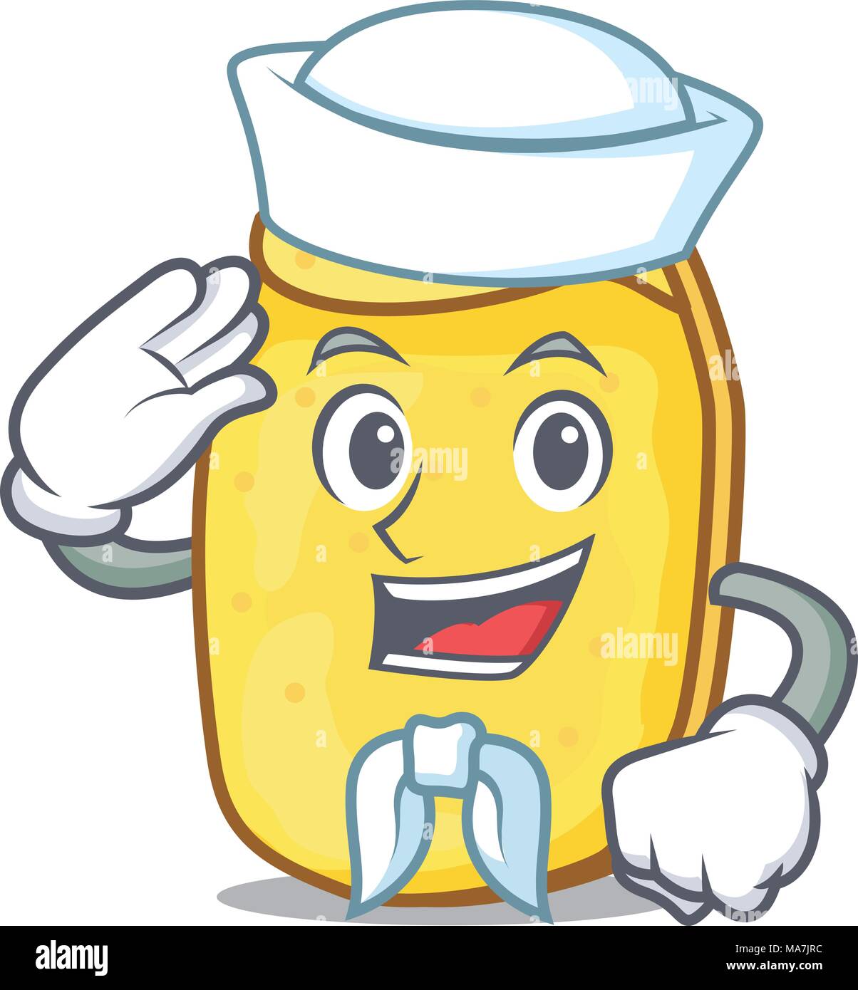 Sailor potato chips character cartoon Stock Vector Image & Art - Alamy