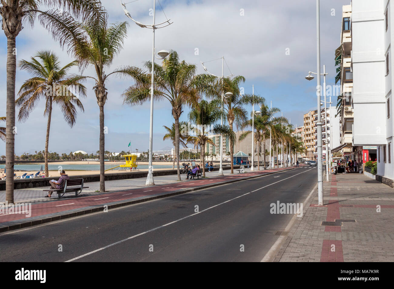 Arrecife Holiday resort canary island of Lanzarote, a spanish island ...