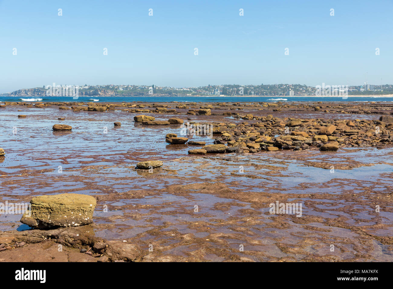 Long Reef point and aquatic reserve on Sydney northern beaches,New ...