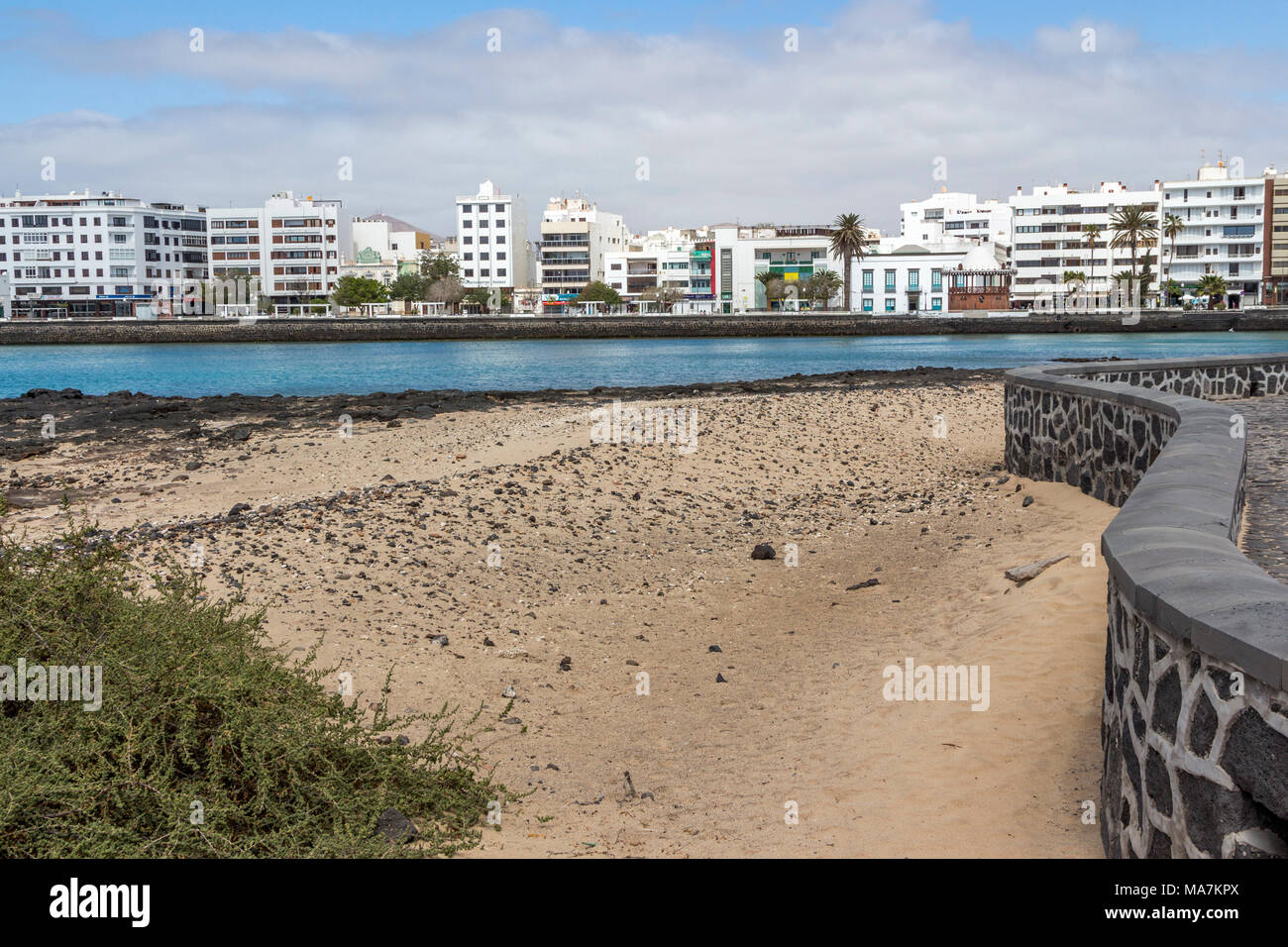 Arrecife Holiday resort canary island of Lanzarote, a spanish island ...