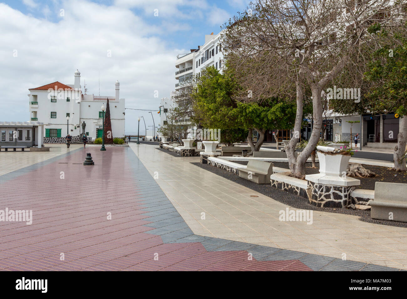 Arrecife Holiday resort canary island of Lanzarote, a spanish island ...