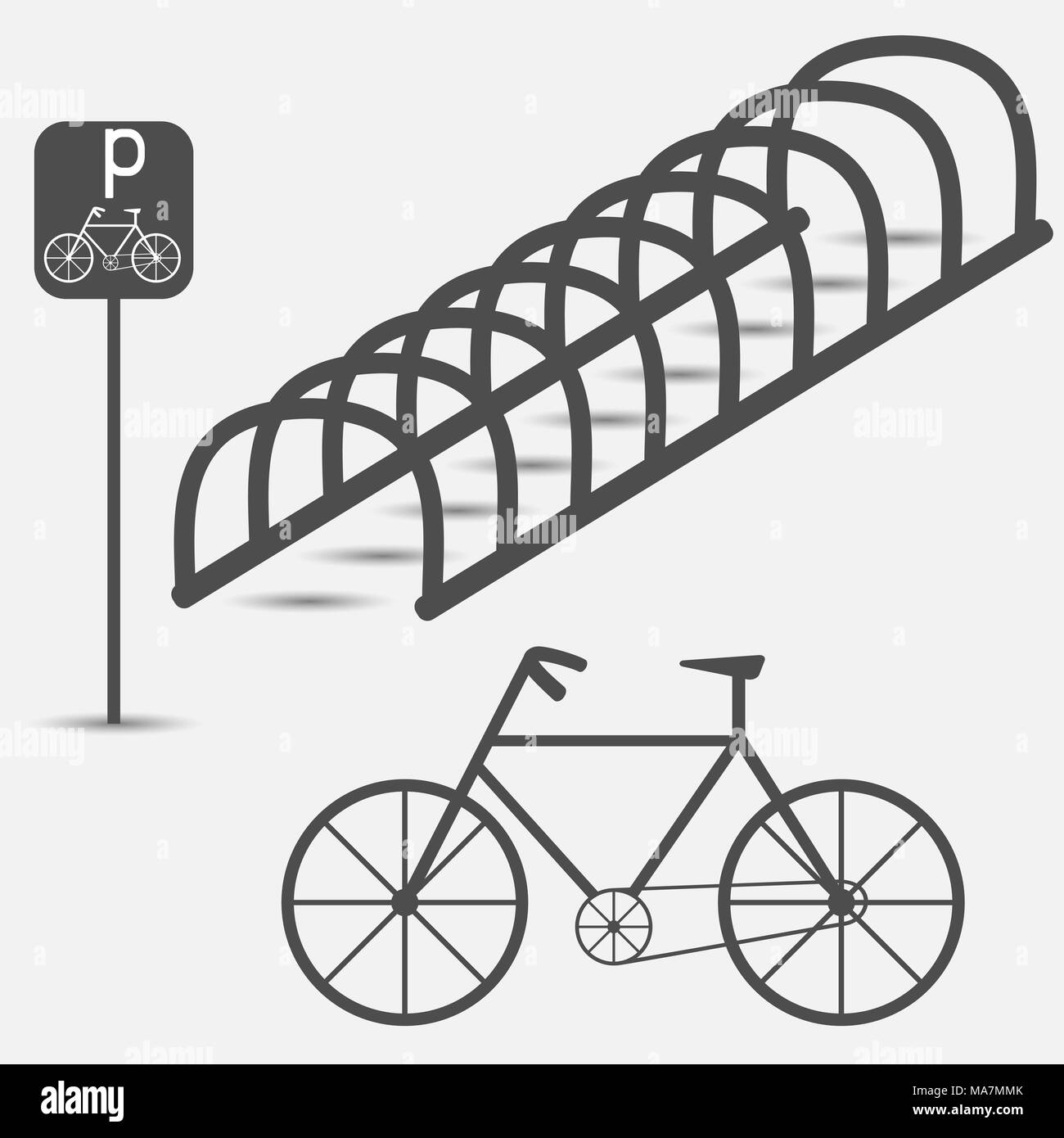 Cycle stand Stock Vector Images - Alamy