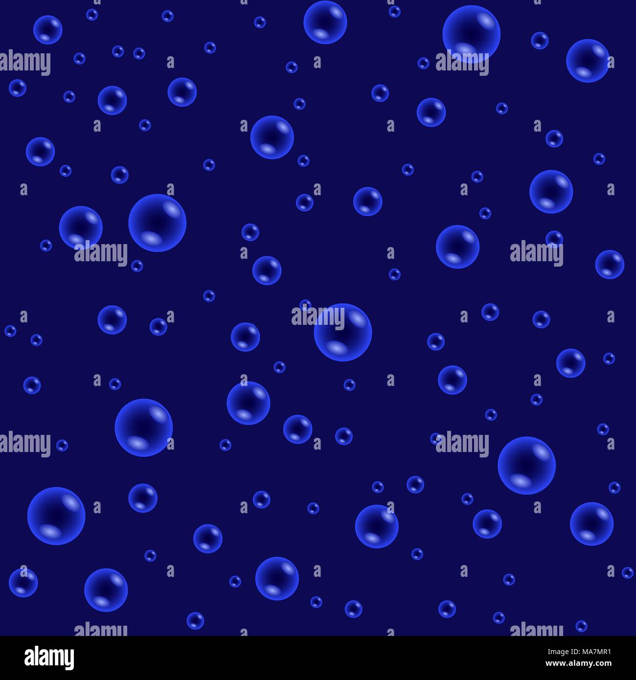 Water Bubbles Background Illustration
