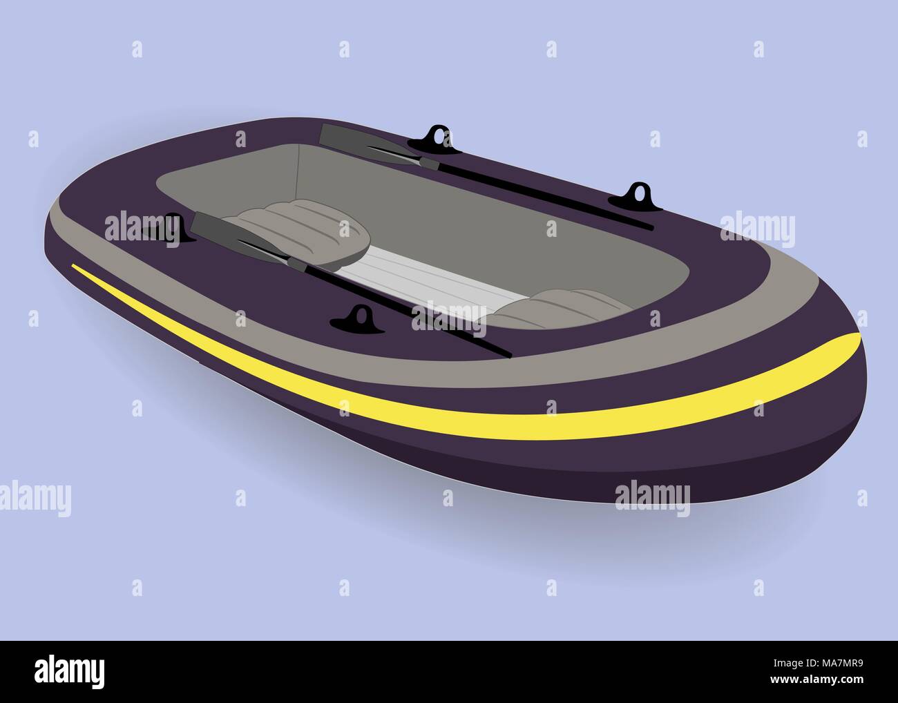 Inflatable floating on water Stock Vector Images - Alamy