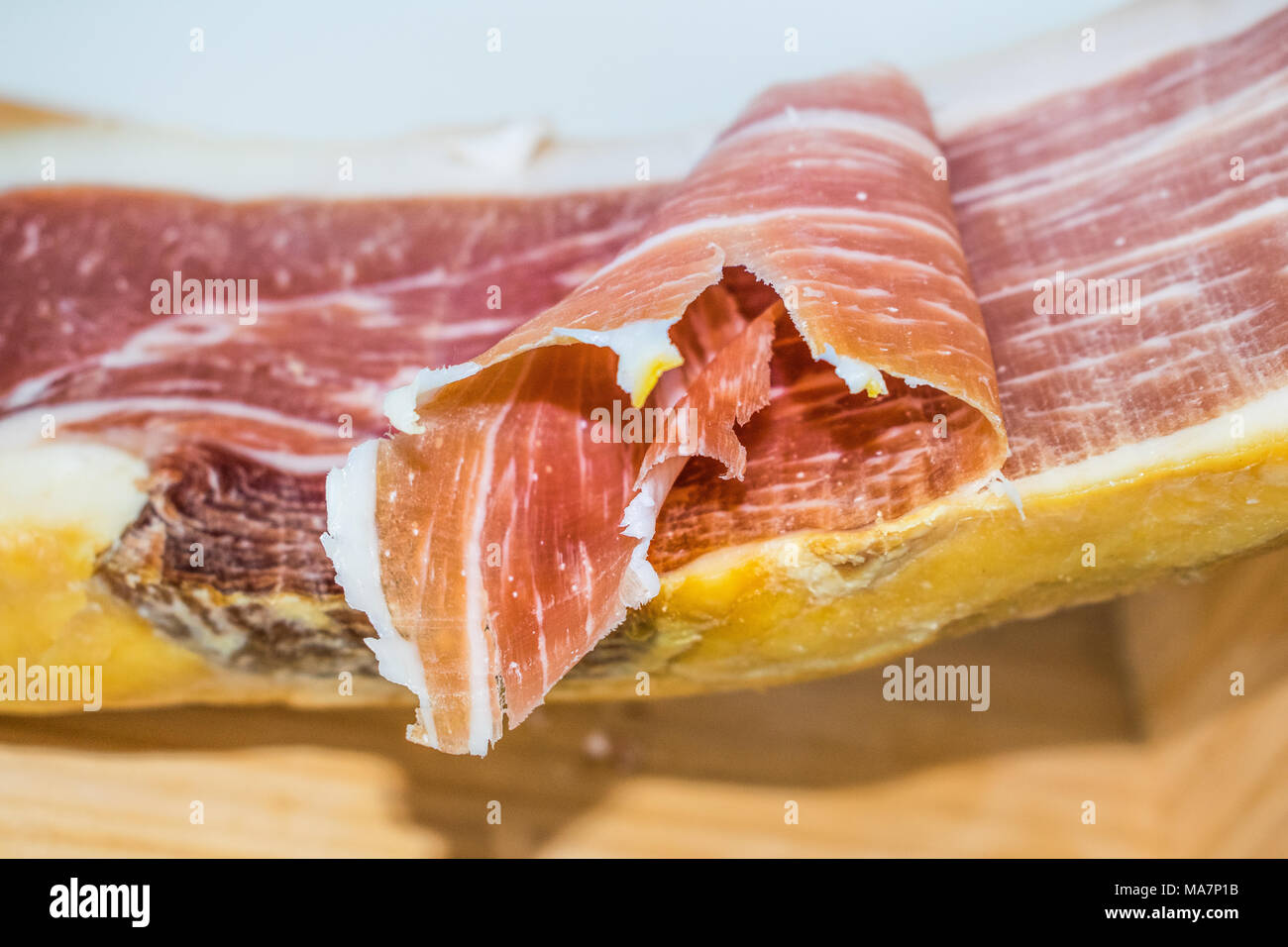 Carving jamon serrano hi-res stock photography and images - Alamy