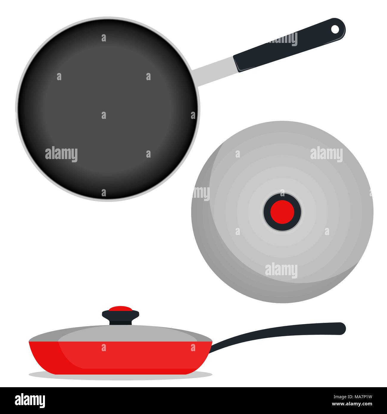Frying Pan Clipart Side