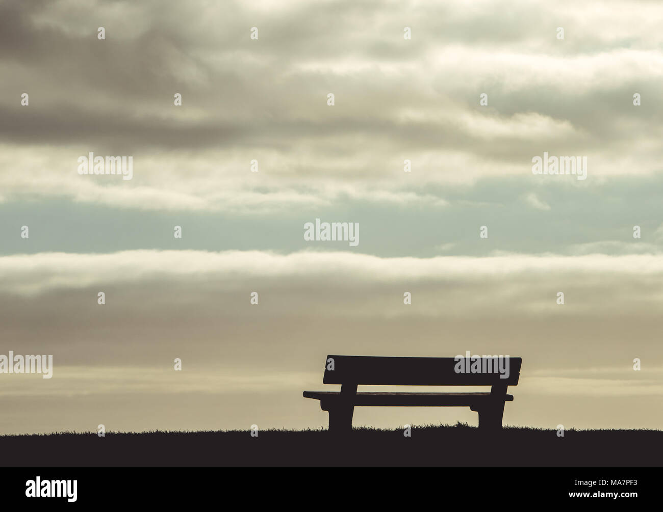 Bench seaside hi-res stock photography and images - Alamy