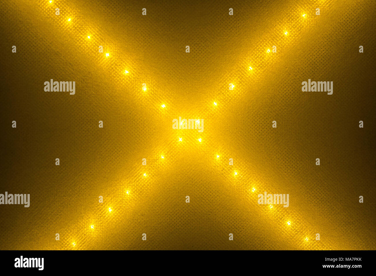 x shaped diode light background fabric Stock Photo - Alamy