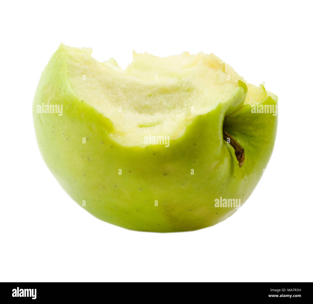 Half eaten apple Cut Out Stock Images & Pictures - Alamy